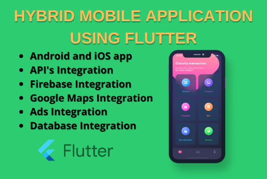 Develop a hybrid android and ios app using flutter by Rajajee97 | Fiverr Develop a hybrid android and ios app using flutter by Rajajee97 | Fiverr