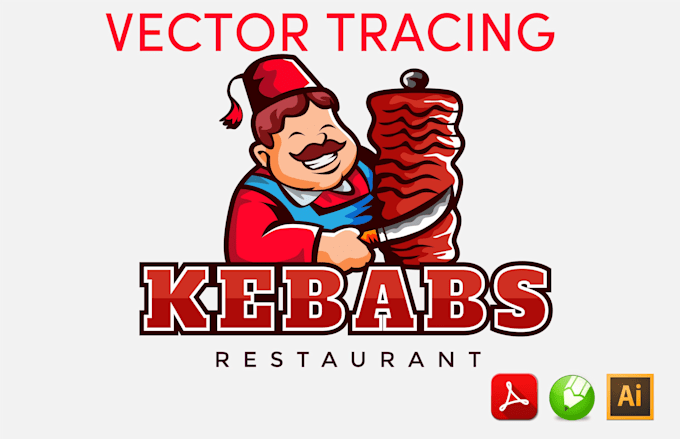 Vectorise your logo and convert image to vector by Alabsmedia | Fiverr