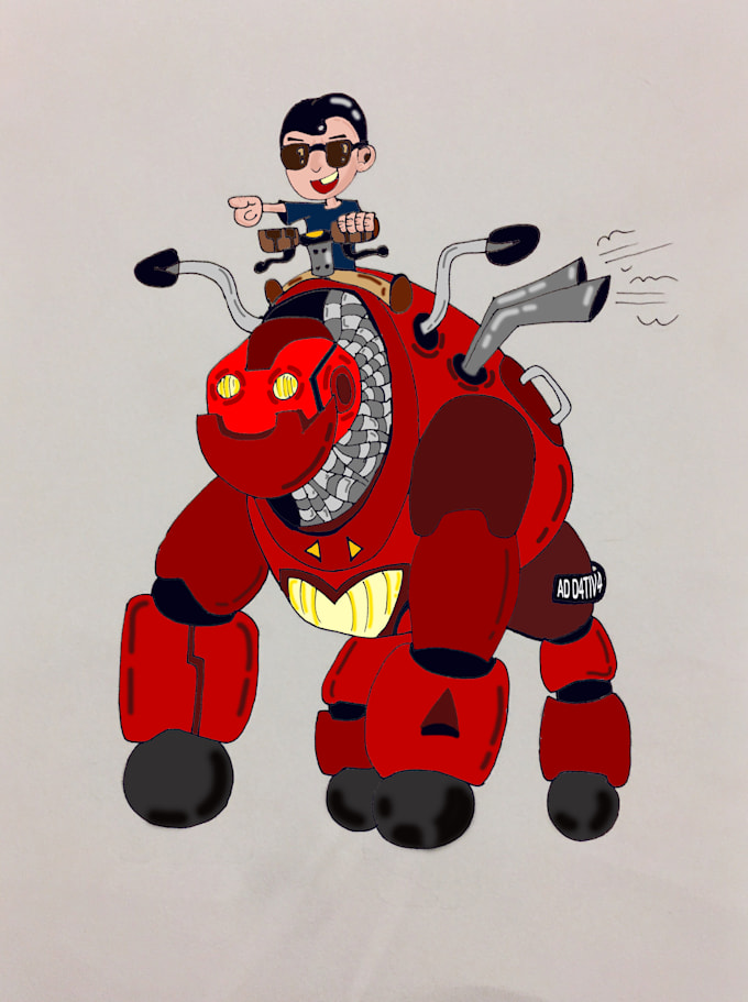 Draw custom cartoon character, illustrations and icons by Yourcreation7 ...