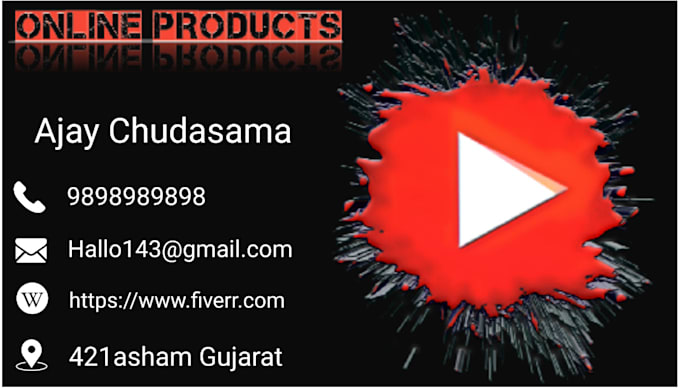 World class business card design by Chudasamaajay | Fiverr