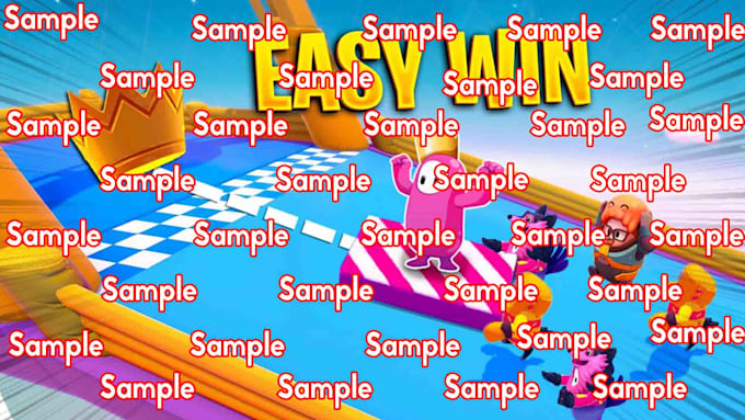 Ready made fall guys thumbnails by Benthumbnails | Fiverr