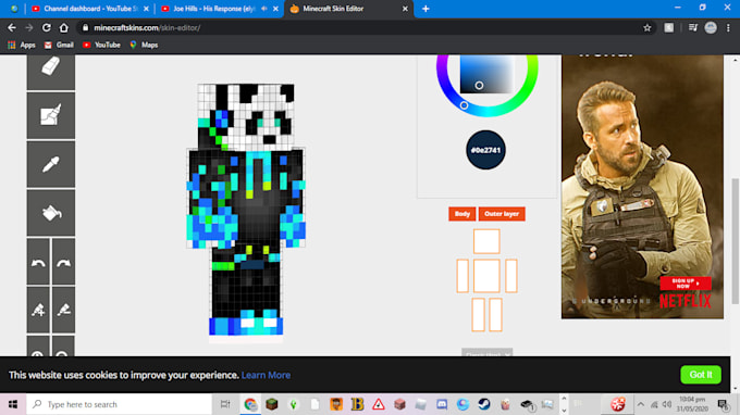 Make a minecraft skin for you by Coolixer_blitz | Fiverr
