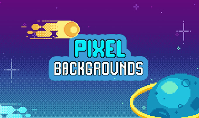 Create a pixel art background by Burtsewa | Fiverr