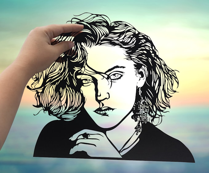 Create custom portraits to be used with laser cut by Thutuong | Fiverr