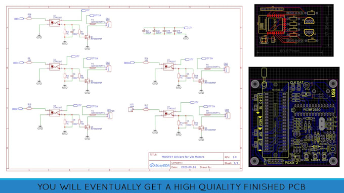 Design pcb, schematics, bom, and gerbers by Daddy_cad | Fiverr