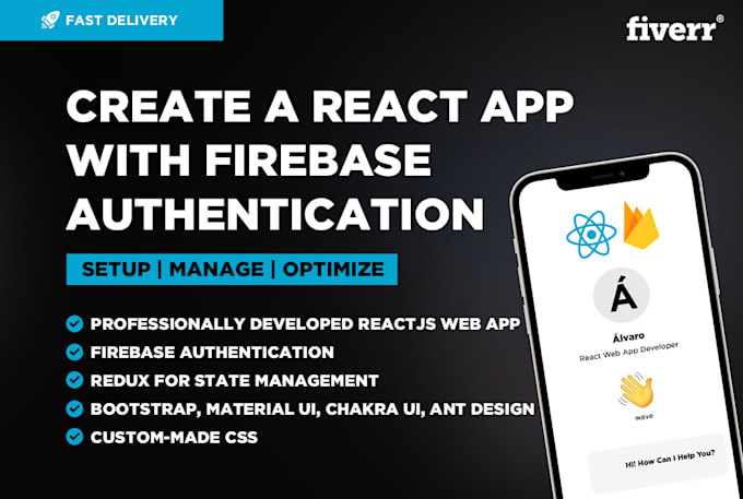 Develop a typescript or javascript react app with firebase by Aclcode ...