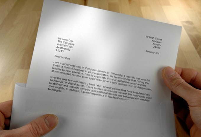 Create a professional tailored cover letter by Lydiatherrien | Fiverr