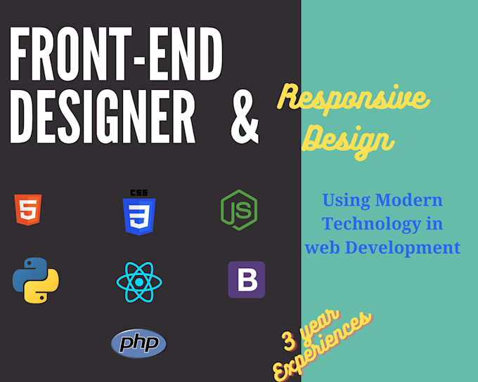 Do front end for web apps using html css react javascript by Active ...