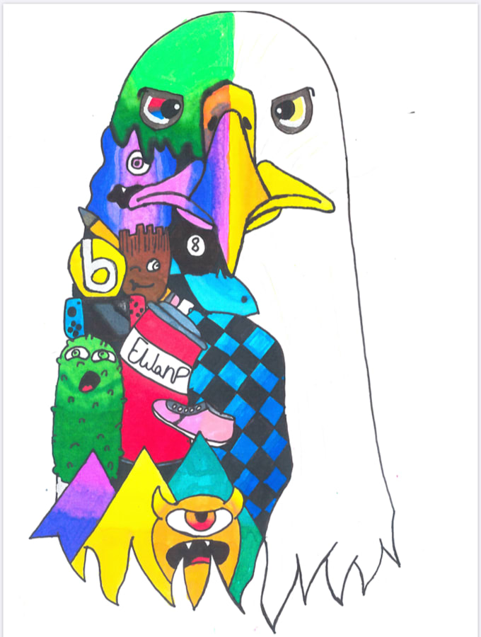 Create a custom drawing in a unique cartoon style by Pearcecartoons ...