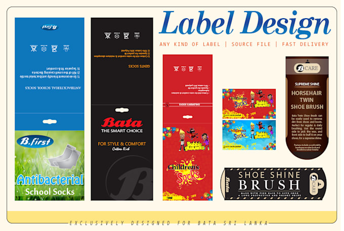 Do an attractive label for your product by Danushkalakmal8 | Fiverr