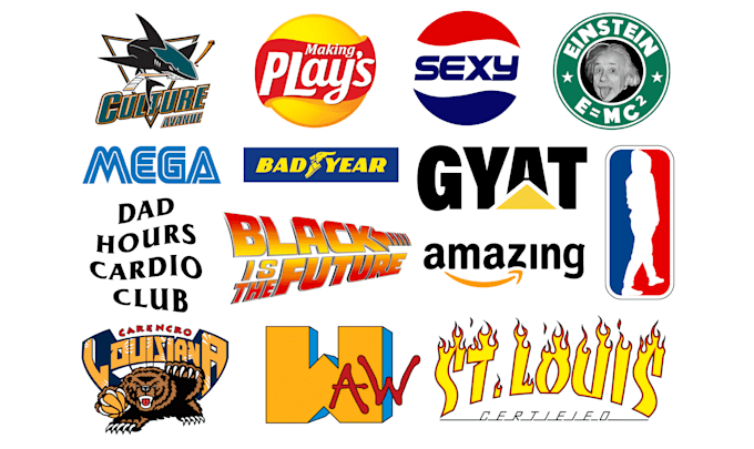 Make a custom parody logo, spoof, bootleg by Haikalrgb | Fiverr