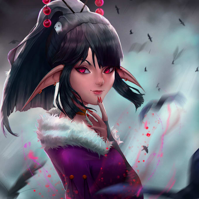 Draw beautiful portrait of characters by Gabrielbevacqua | Fiverr