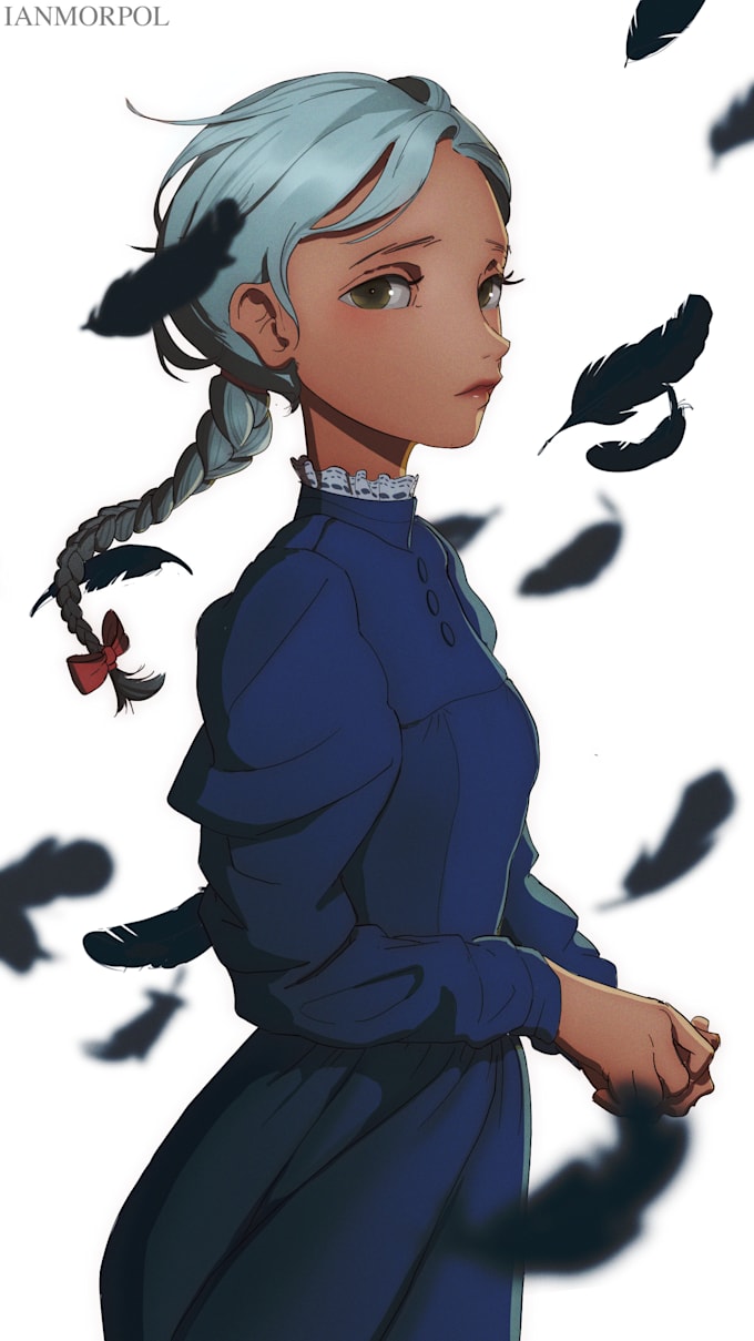 Draw cel shaded character illustration by Ianmorpol | Fiverr