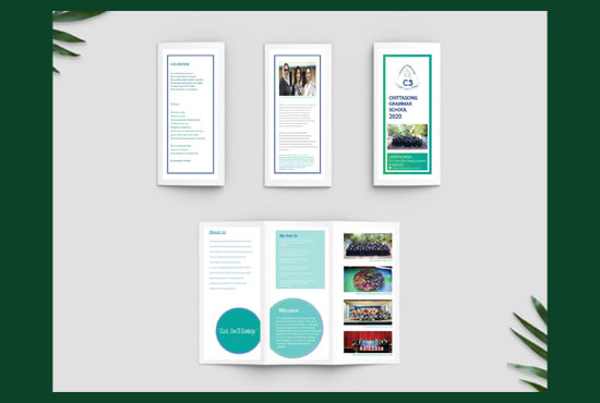 Make simple clean brochure design by Sumailatasneem | Fiverr