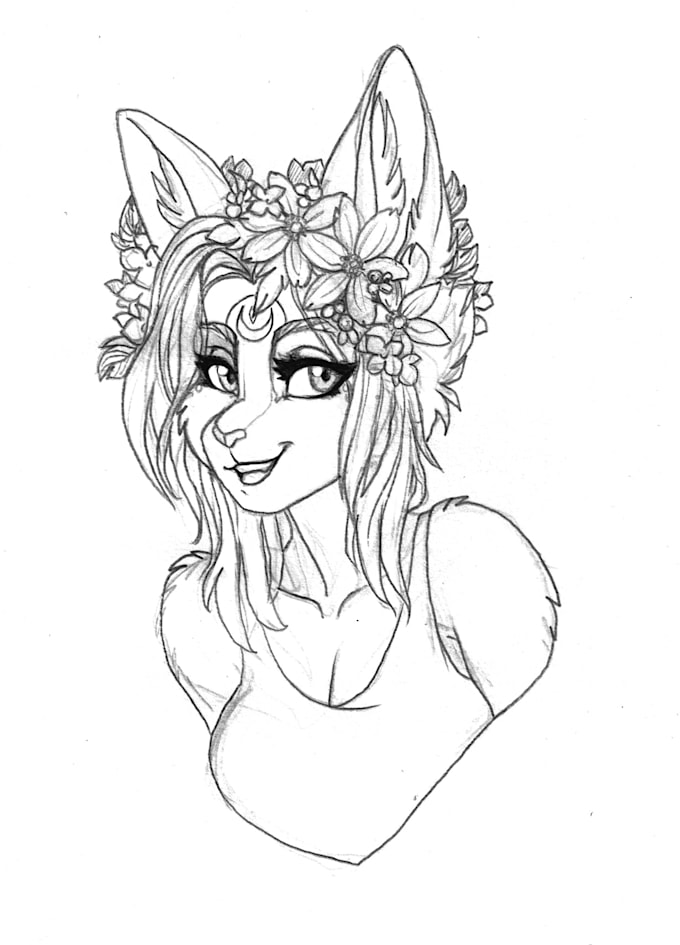 how to draw anthro squirrel