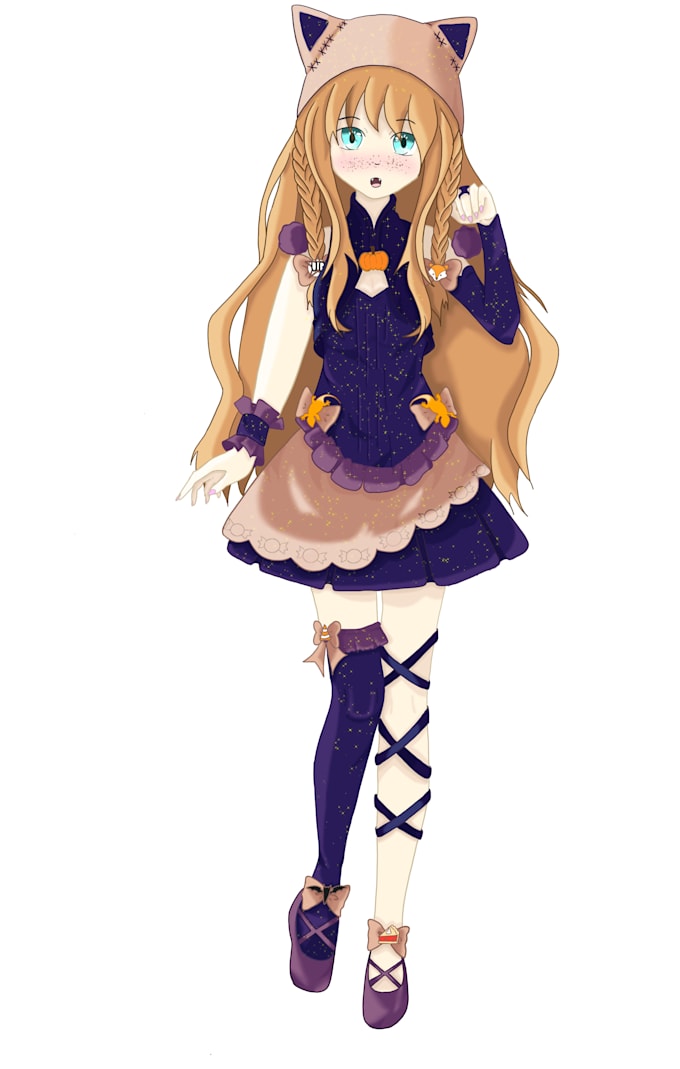 A gecko girl looking at doing some art for others by Belladoodles | Fiverr