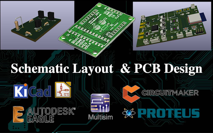 Design schematics and pcb layouts for your circuit by Mr_perfect99 | Fiverr