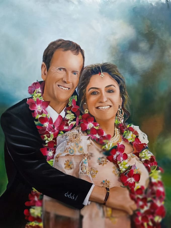 Paint a real oil painting on canvas with shipment by Aliyesha | Fiverr