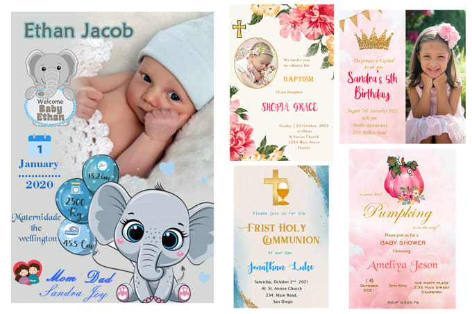 Make invitation designs and album layouts by Ruwani_fernando | Fiverr