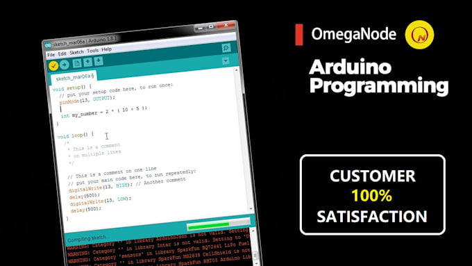 Do arduino and c programming for your requirements by Omeganode | Fiverr