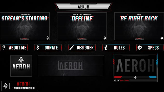 Create eye catching stream overlay graphics by Samirdar | Fiverr