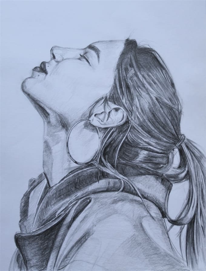 Draw a portrait of your choice by Kimberlyvella | Fiverr