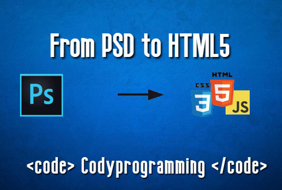 Convert your psd into a responsive html page by Codyprogramming | Fiverr Convert your psd into a responsive html page by Codyprogramming | Fiverr