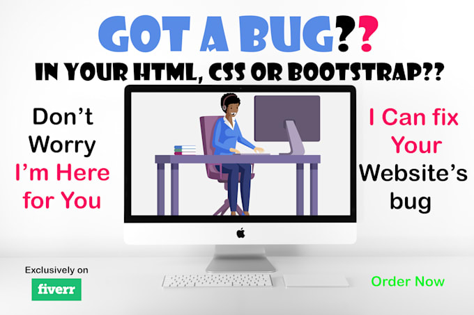 Do Any Html Css Bootstrap Bug Fixing Of Your Webpage By Webexpertjarin Fiverr
