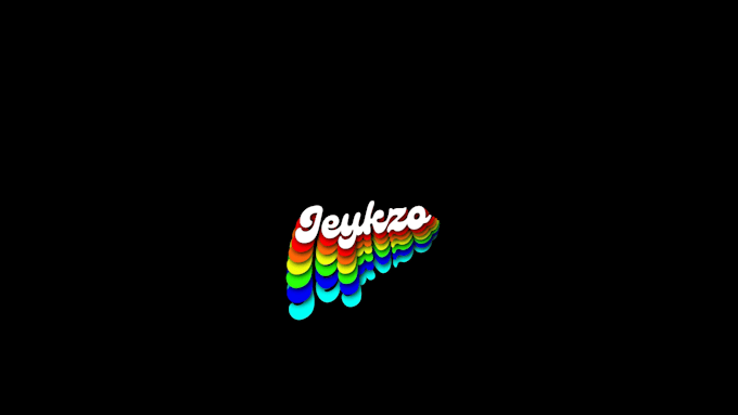 Make you a colourful name animation by Jeykzo | Fiverr