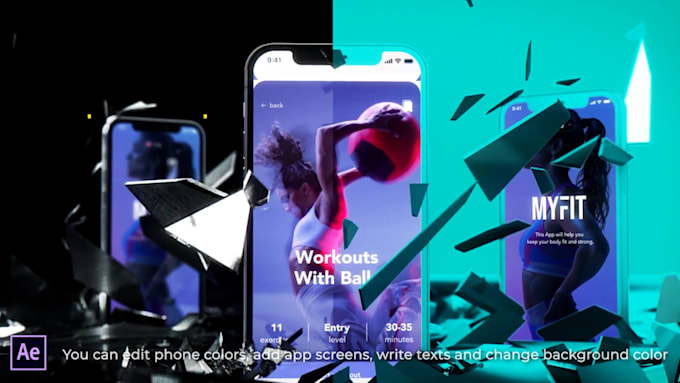Create a professional 3d app promo and app explainer videos by ...