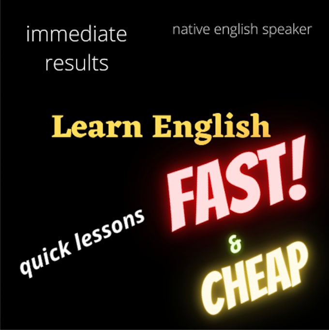 Help you learn english fast by Theeditinguy | Fiverr