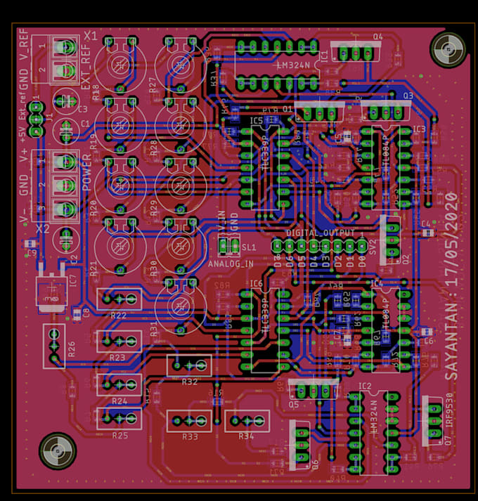 Design pcb layout with gerber, bom and cpl by Syntan | Fiverr