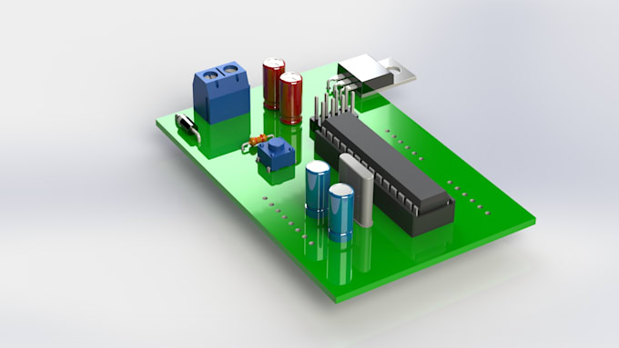 Design pcb using eagle and model it in 3d by Sam77_des | Fiverr