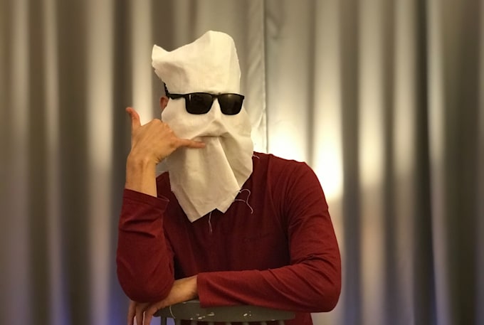 Do a funny happy birthday video song as mr napkin head by Jasminefleur ...