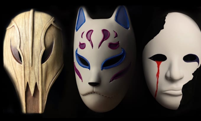 Make custom mask, helmet, etc by Nntattoo | Fiverr