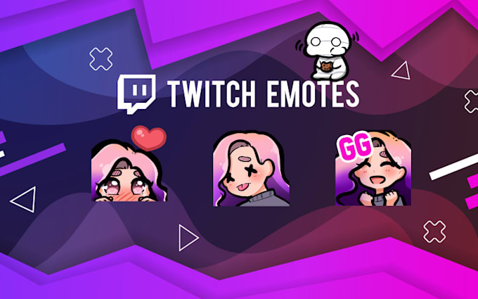Create cute twitch icons for you by Callmepamcakes | Fiverr