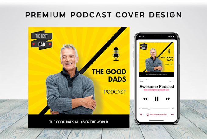 Design a professional podcast cover art and podcast cover design by ...