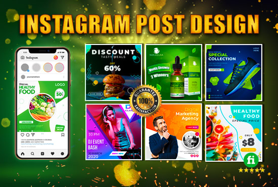 Design premium and unique instagram post and story by Andres_design ...