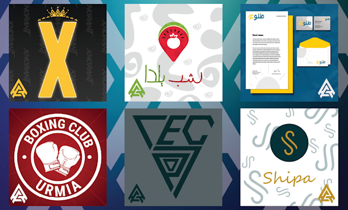 Design logo and extras which are in packages by Ardavangharebag | Fiverr