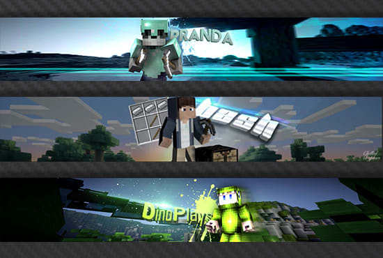 Design a custom minecraft banner by Aafriggz | Fiverr