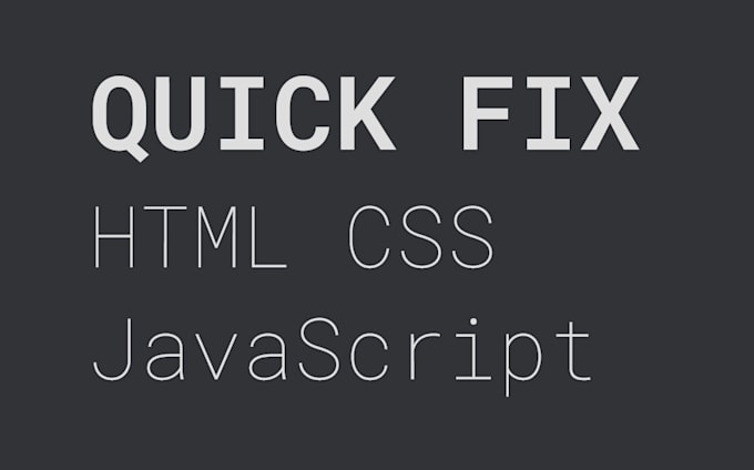 Fix Html Cssscssless Or Javascripttypescript By Renepuskas Fiverr