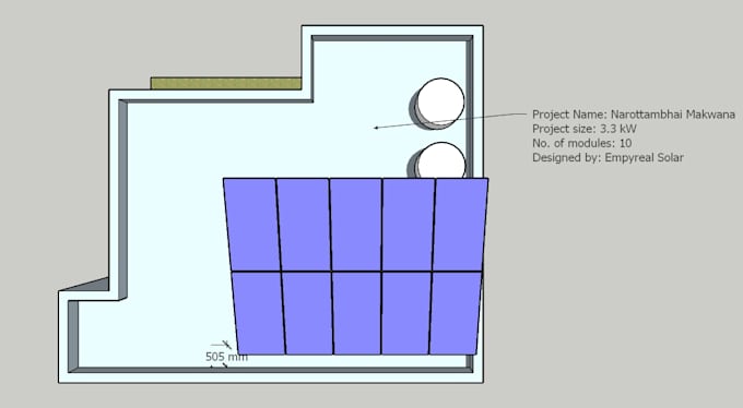 Design a solar pv plant with a shadow analysis report by ...