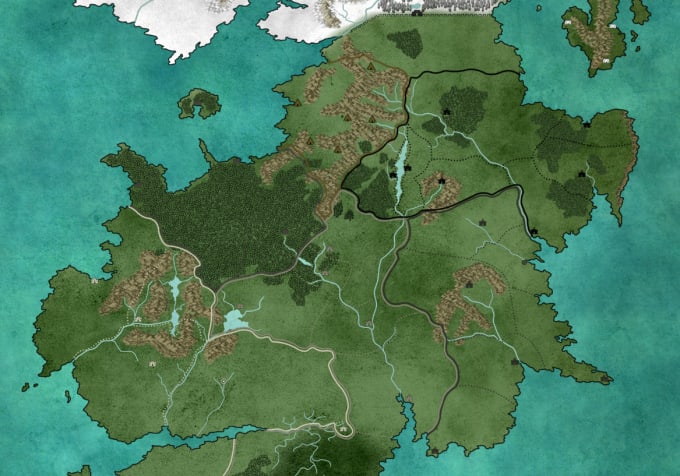 Draw maps for ya by Inteiiegent | Fiverr