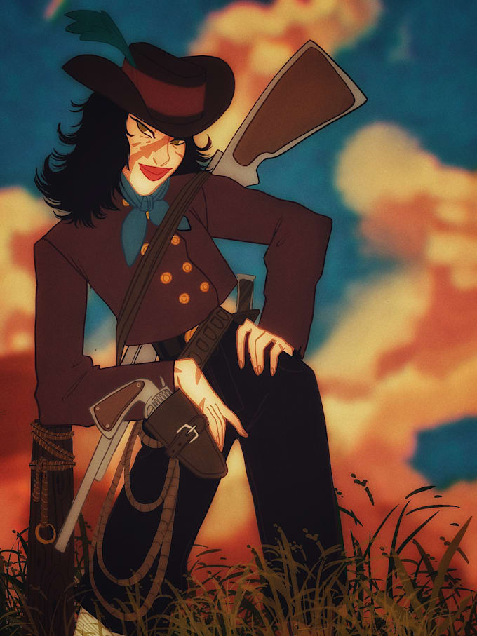 Paint your rdr2 characters by Athenarts_ | Fiverr