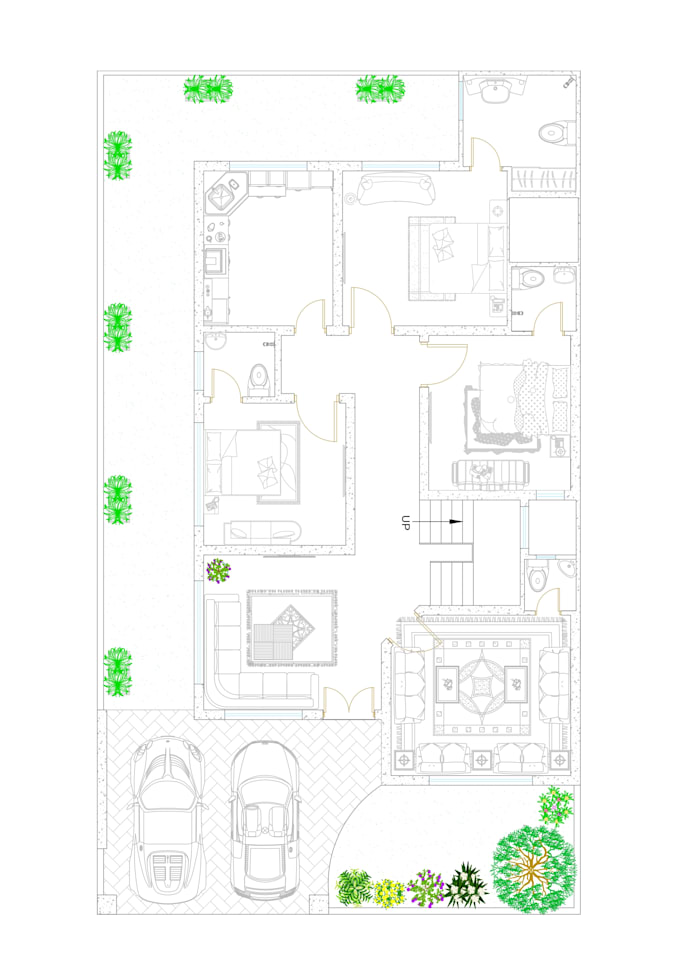 Design and redraw architectural floor plan in 2d by Archinfinite | Fiverr