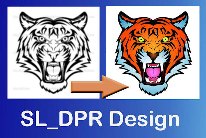 Redraw, vector tracing, line art, convert logo or image to vector by Sl ...
