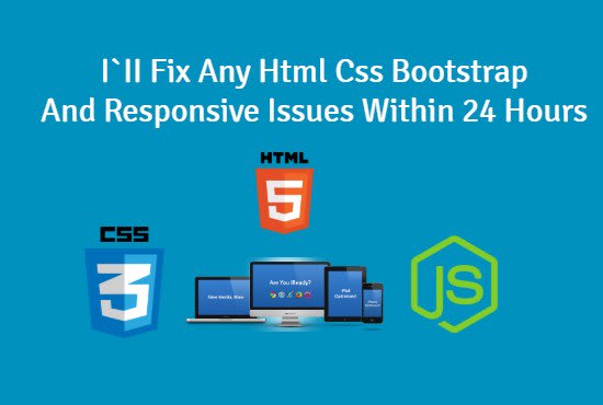 Fix html css bootstrap and responsive design bug fixing by Mikul20 | Fiverr Fix html css bootstrap and responsive design bug fixing by Mikul20 | Fiverr