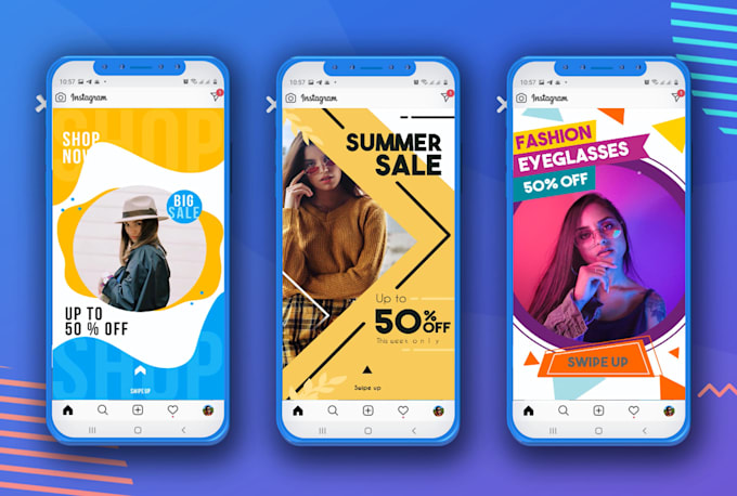 Design awesome animated instagram story, tiktok ad by Marioahza | Fiverr