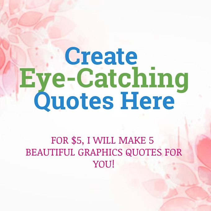 Create eye catching quotes design by Tine1108 | Fiverr