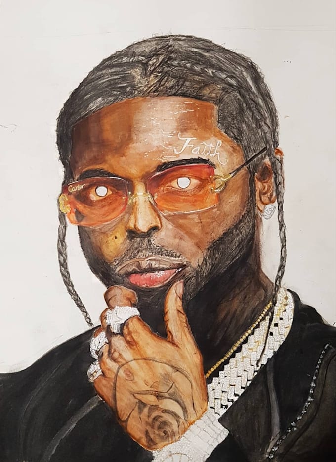 Create bespoke realistic art pieces by hand by Anilparmar01 | Fiverr
